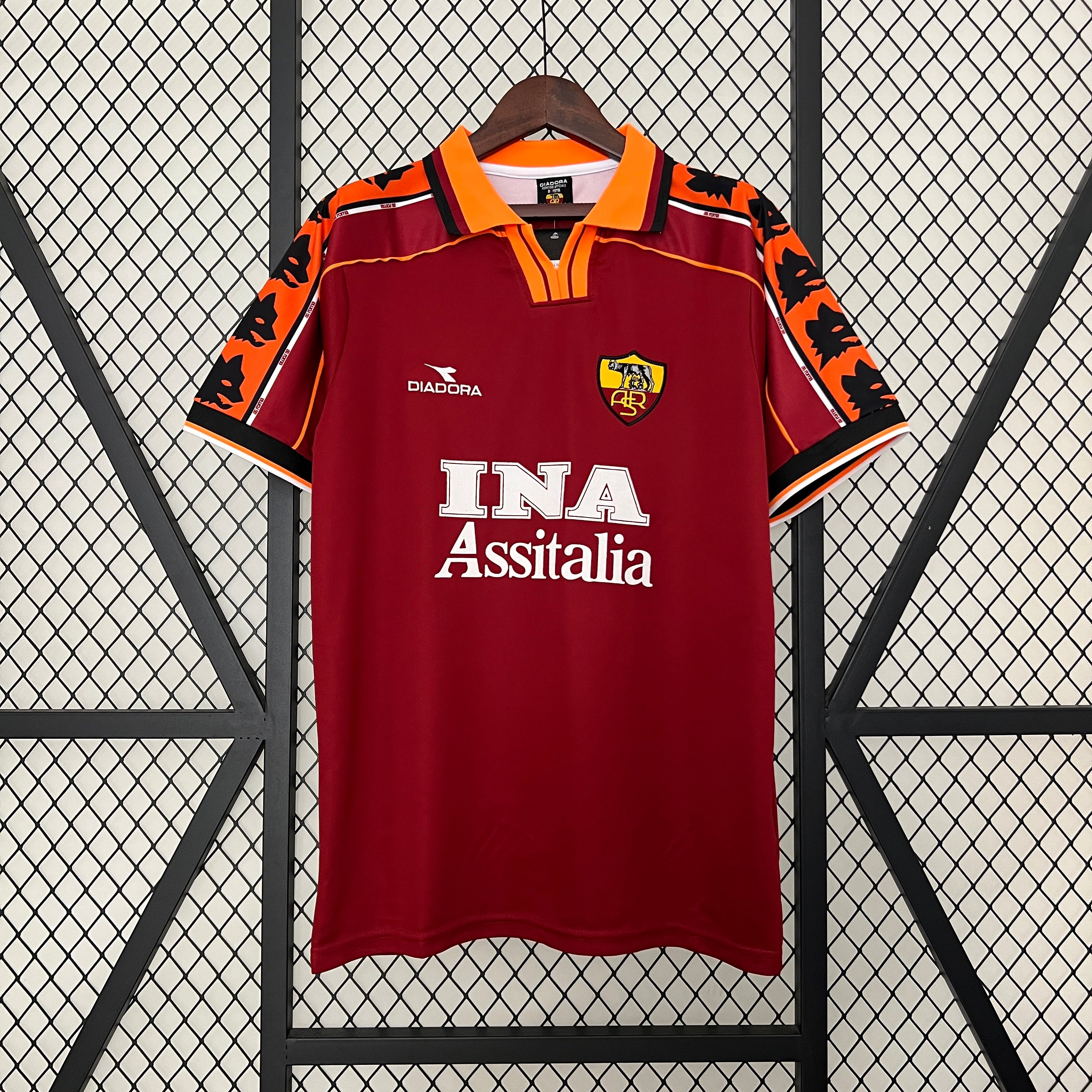 As Roma 1998 - 1999 Heimtrikot – retrotrikots.de